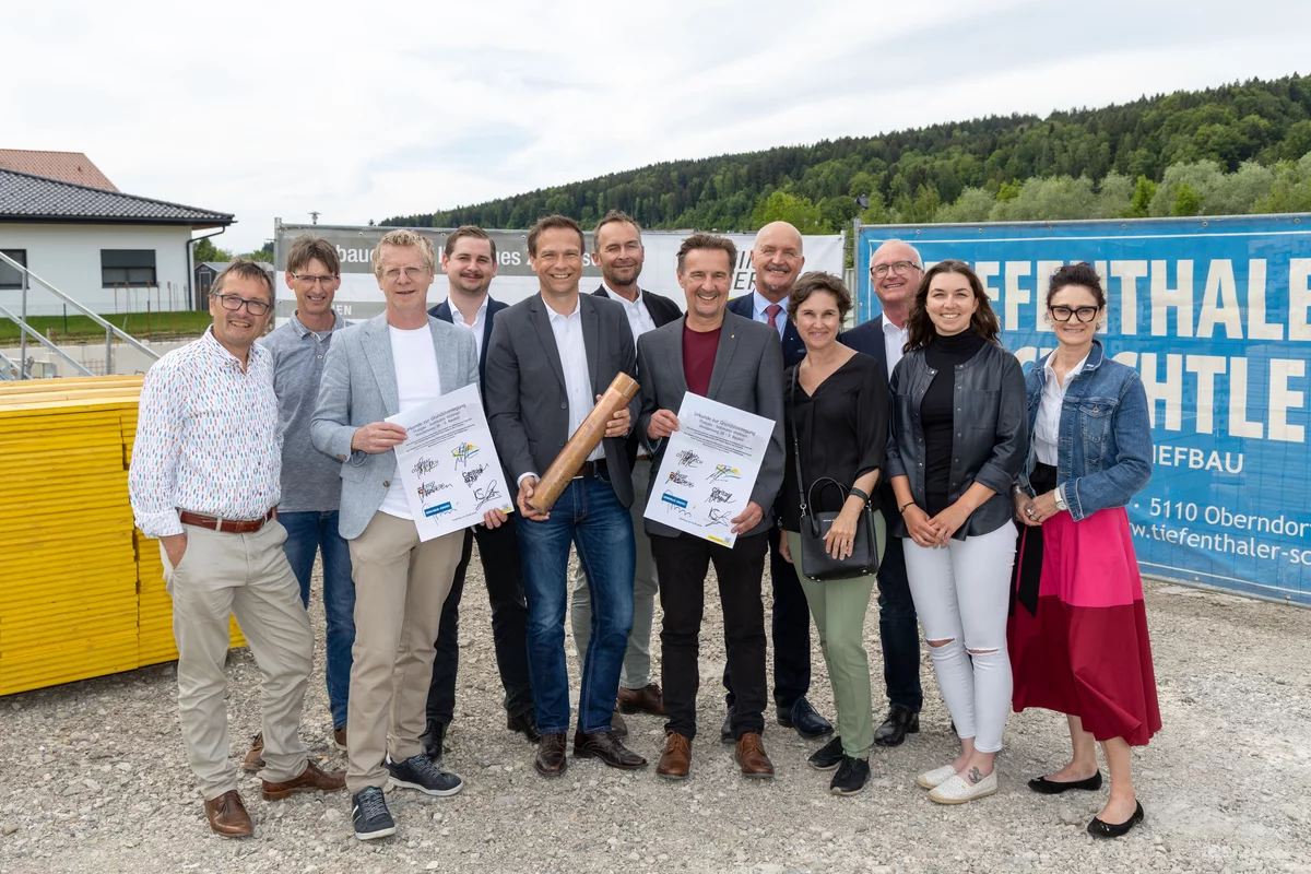 Feierliche Grundsteinlegung in Thalgau | Heimat-Oesterreich
